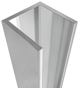 CERANO - Stěnový profil pro instalaci do niky pro dveře a zástěny Antelo L/P - chrom - 190 cm