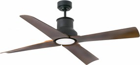 FARO 33481-7 WINCHE M LED, hnědá, stropní ventilátor s DC motorem - FARO