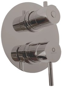 Slezák - RAV Vanová/sprchová baterie 3-cestná s podomítkovým tělesem SEINA - SE987.3MGL, Metal grey lesk