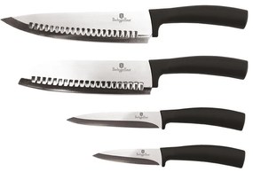 4dílná sada kuchyňských nerezových nožů BLACK 20461