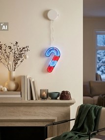 Sinsay - Vánoční LED dekorace ve tvaru cukrové hole s efektem nekonečného zrcadla - vícebarevná