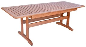 Zahradní jídelní stůl z borovicového dřeva 90x160 cm Luisa – Rojaplast