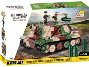 COBI 2585 II WW 38 cm Sturmmorser Sturmtiger, 1:28, 1100 kostek