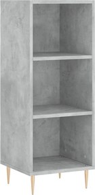 Skříň highboard betonově šedá 34,5x34x180 cm kompozitní dřevo 3198973
