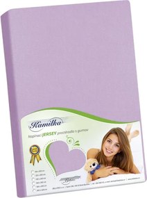 Bellatex Prostěradlo jersey Fialová 220x200 cm