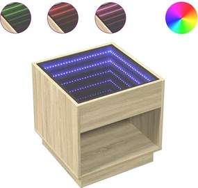 Noční stolek s Infinity LED dub sonoma 50 x 50 x 50 cm 3284086