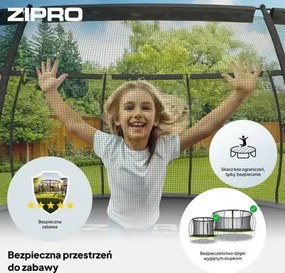 ZIPRO JumpPro PREMIUM Trampolína 8FT 252 cm