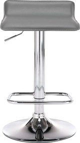 Sada 2 barových židlí Dyn – šedá