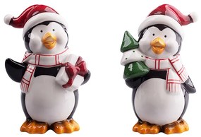 Altom Vánoční dekorace ve tvaru tučňáci, 2 ks