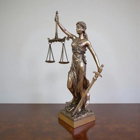 Spravedlnost - bohyně Themis soška Veronese, dárek pro právníka, WU71832A4