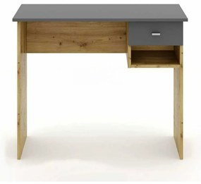 Psací stůl Rosebank, dub artisan / antracit