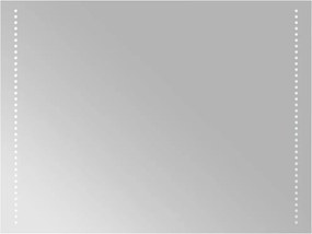 Koupelnové zrcadlo s LED osvětlením 60 x 80 cm 3154051