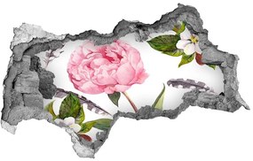 Wallmuralia Samolepící nálepka na zeď Květinový vzor 95x73 cm