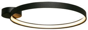 Moderní LED stropní lampa Circle 78 černá