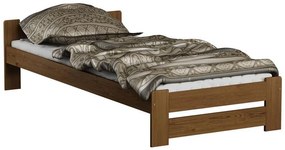ImportWorld Dřevěná postel Viktor 90x200 + rošt ZDARMA (Barva dřeva: Dub)