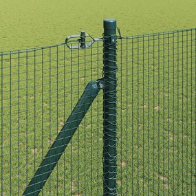 Svařované drátěné ploty s hroty 25 x 1,5 m Ocel potažená PVC 3352093