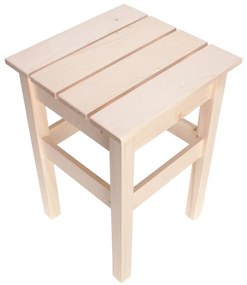 ČistéDřevo Dřevěná stolička II 31 x 31 x 46 cm