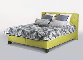 NEW DESIGN postele Zvýšená čalouněná postel LIDO s úložným prostorem, 160×200 cm Velikost postele: 160 × 200 cm
