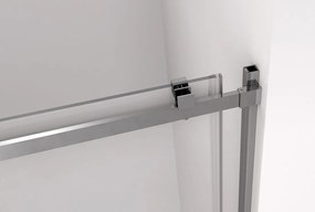 Polysan Polysan, THRON LINE SQUARE sprchové dveře 1600 mm, hranaté pojezdy, čiré sklo, TL5016-5002