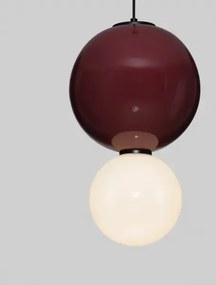 Designový lustr Noesis 25 Bordová