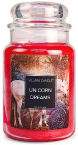 Village Candle Vonná svíčka Sny Jednorožce - Unicorn Dreams, 602 g