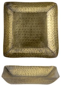Bloomingville Kovový dekorativní tác Brass, měděná barva, zlatá barva, kov