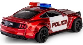 B-400 Daffi Kovový model - Die Cast CRASH CAR - Ford Mustang POLICE Červená