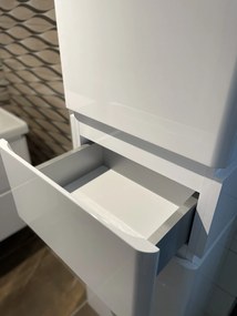 Lavedo Lion White II 40 vysoká závěsná skříňka do koupelny Orientace: Pravá
