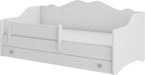 Postel s matracem EMKA Pink, White 160x80