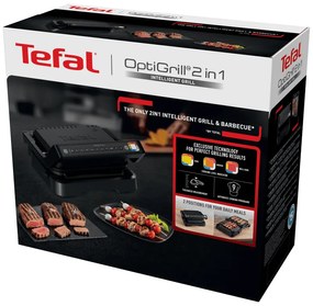 Elektrický gril Tefal OptiGrill 2v1 GC772830 Černý