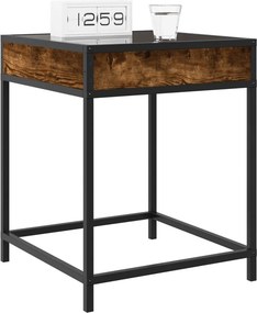 Noční stolek s Infinity LED kouřový dub 40 x 40 x 51 cm 3284093