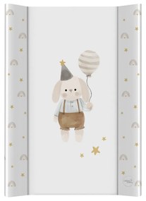 CEBA Podložka přebalovací 2-hranná s pevnou deskou (50x70) Ultra Light Birthday Bunny
