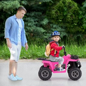 Costway 6 V dětská elektrická čtyřkolka s funkcí vpřed a vzad dětská čtyřkolka