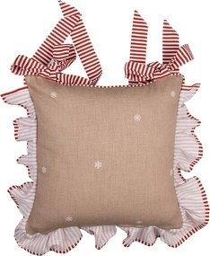 Bavlněný povlak na podsedák s motivem perníkových domečků Gingerbread Bliss – 40x40 cm