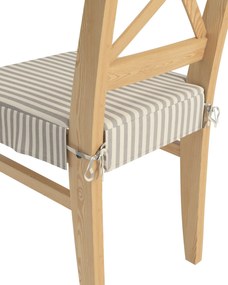 Sedák na židli IKEA Ingolf barva šedá látka vzorované