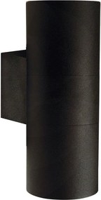 NOR 21519903 Venkovní nástěnné svítidlo Tin Maxi 2x35W GU10 černá čirá - NORDLUX