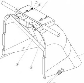 Solo by AL-KO Comfort - zadní deflektor / řádkovač