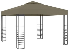 vidaXL Marketos Zahradní altán 3 x 3 m taupe 180 g/m²