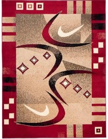 Kusový koberec PP Jorika červený 100x200cm