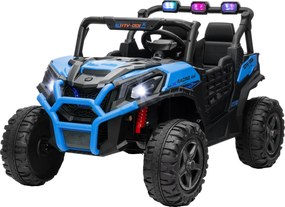 Dětské elektrické auto AIYAPLAY pro 3-8 let, 24V SUV, 2 místa, 3-8 km/h, s 2 motory, odpružením, dálkovým ovládáním, hudbou, světlomety, bezpečnostním