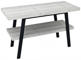 Sapho TWIGA umyvadlový stolek 120x72x50 cm, černá mat/dub starobílý VC453-120-5