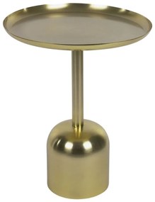 OnaDnes -20% Zlatý kovový odkládací stolek Kave Home Adaluz 37 cm