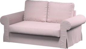 Potah na pohovku IKEA Backabro 2-místná, rozkládací barva růžová látka pletený vzor
