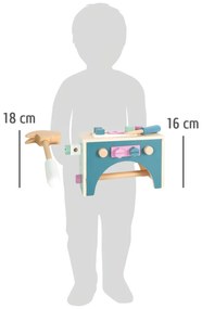 small foot Bedýnka s nářadím 2v1 Nordic