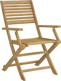 Skládací židle 6 ks 54,5x61,5x86,5 cm Masivní akácie 3214226
