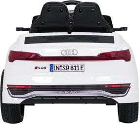 Elektrické autíčko Audi SQ8 bílé / šedé