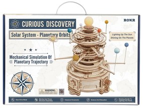 ROBOTIME Rokr 3D dřevěné puzzle Sluneční soustava 316 ks