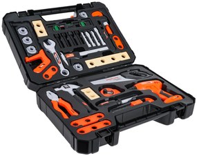 RKToys Dětské nářadí se sadou 34 dílů v kufříku
