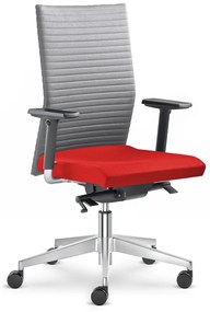 LD seating Element 430-SYS-F40-N6 - Kancelářská židle  - šedá/červená