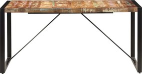 Jídelní stůl 160 x 80 x 75 cm masivní recyklované dřevo 247418